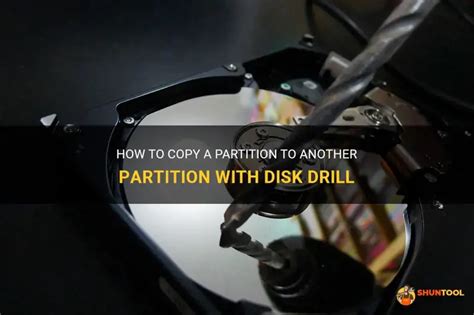 How To Copy A Partition To Another Partition With Disk Drill Shuntool