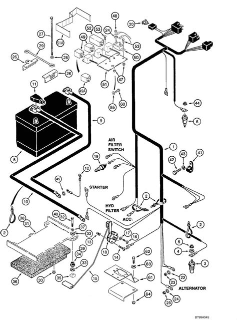 Electrical Schematic Of The Bobcat 743 Compact Loader