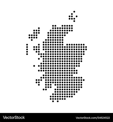 Scotland Map Icon Royalty Free Vector Image Vectorstock