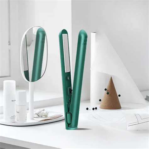 휴대용 무선 미니 컬링 스트레이트닝 플랫 충전식 스타일링 스트레이트너 도구 컬러 아이언 Usb 헤어 헤어 드레스 K2r4 1 개 Aliexpress