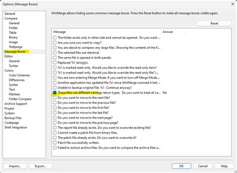 different carriage returns warning popup even for single file · issue