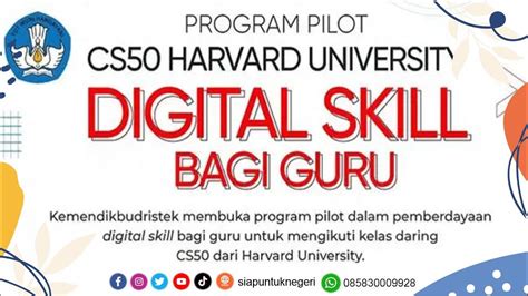 Program Microcredential Cs50x Indonesia Harvard University Youtube