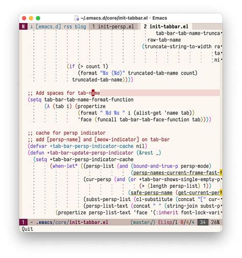 分享Emacs 中的工作区tab 和窗口管理 Emacs general Emacs China