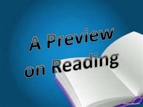 Thoughts On Reading Developmental Reading 1 Ppt