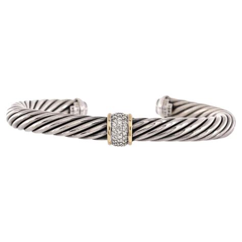 David Yurman Cable Classic Sterling Silver Natural Diamond And