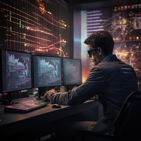 Premium Ai Image Ai Calculates Future Stock Price