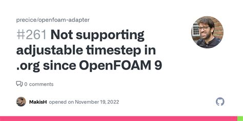Not Supporting Adjustable Timestep In Org Since OpenFOAM 9 Issue