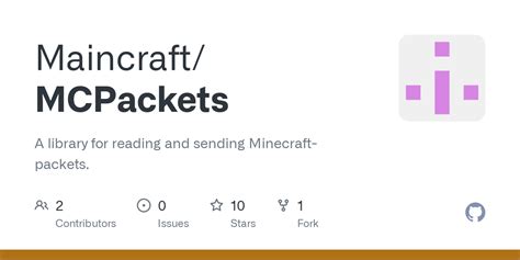 Github Maincraftmcpackets A Library For Reading And Sending Minecraft Packets