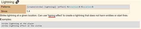 Small Misspelling In Docs Lightning Effect · Issue 3998 · Skriptlangskript · Github