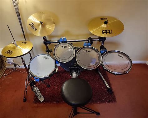 Traps A 400 Acoustic Drum Kit And Meinl Cymbals Reverb Uk