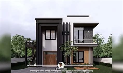 P 1434 Modernhouse แบบบ้านโมเดิร์น บ้าน3ชั้น บ้านสมัยใหม่