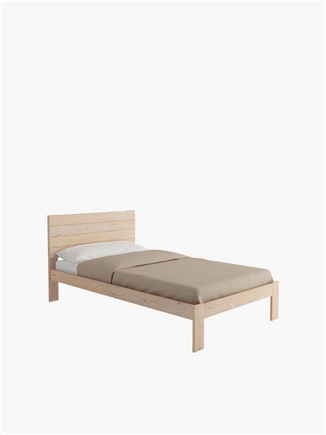 Lit Simple Testa De 105 Cm En Bois Lufe