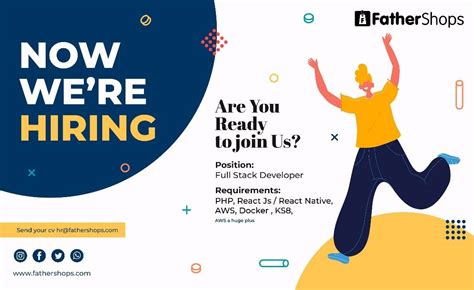 Fathershops On Linkedin Javascript Frontend Reactjs Html Css Experience Php Hiringnow Aws