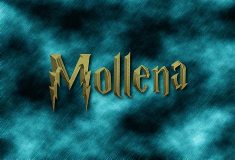 Mollena Лого Бесплатный инструмент для дизайна имени от Flaming Text