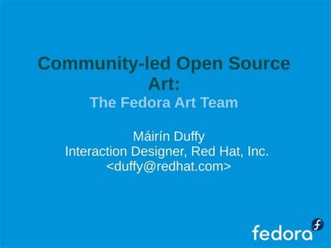 A Tour Through Open Source Creative Tools Ppt