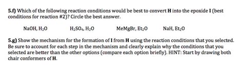 Solved 5 The Reaction Of 1 Methylcyclohexene With A Mixture