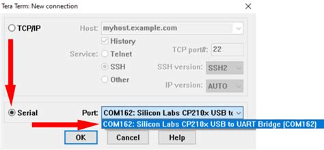 Opening Serial Terminal Support