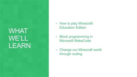 lesson 1 coding with minecraft introduction pptx web development internet