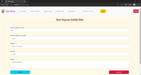 Github Ekinglsmaknvet Clinic Crm With Java Thymeleaf Veterinary Clinic Management System