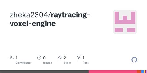 Github Zheka Raytracing Voxel Engine