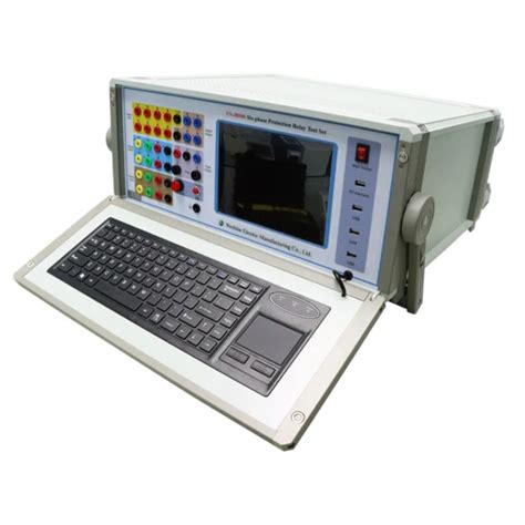 Portable Six Phase Secondary Injection Relay Test Microcomputer Control System Relay Protection