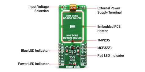 Heater Click Mikroe Mouser