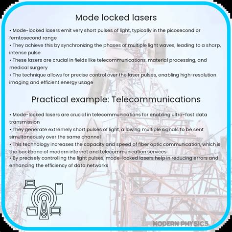 Mode Locked Lasers Precision Speed And Applications