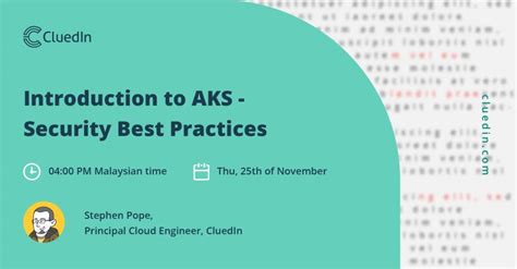 Balamurugan Kandasamy On Linkedin Aks Azuresecurity Cluedin