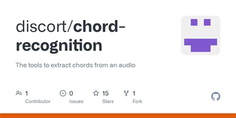 Github Discort Chord Recognition The Tools To Extract Chords From An Audio