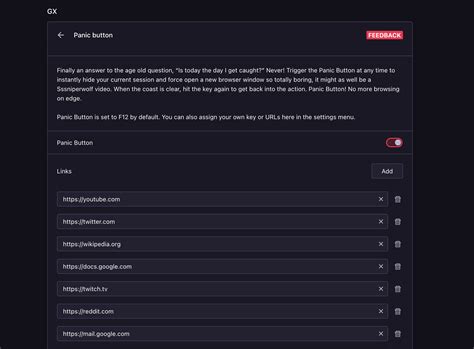 Opera GX Browser Adds Panic Button To Quickly Hide Your Porn Viewing