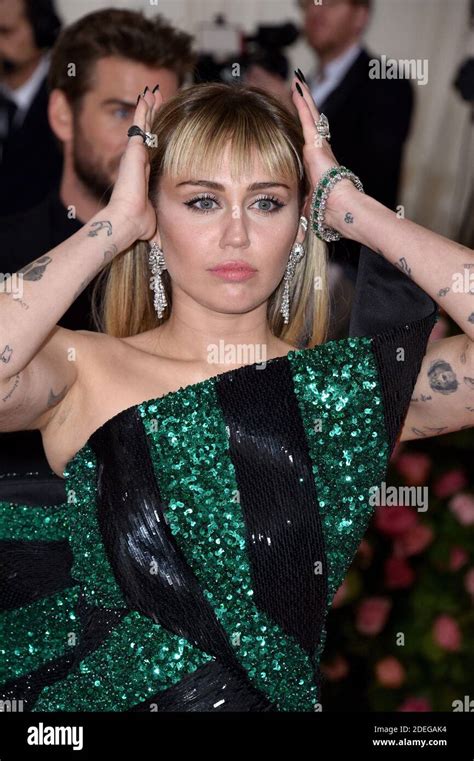 Miley Cyrus Attends The 2019 Met Gala Celebrating Camp Notes On