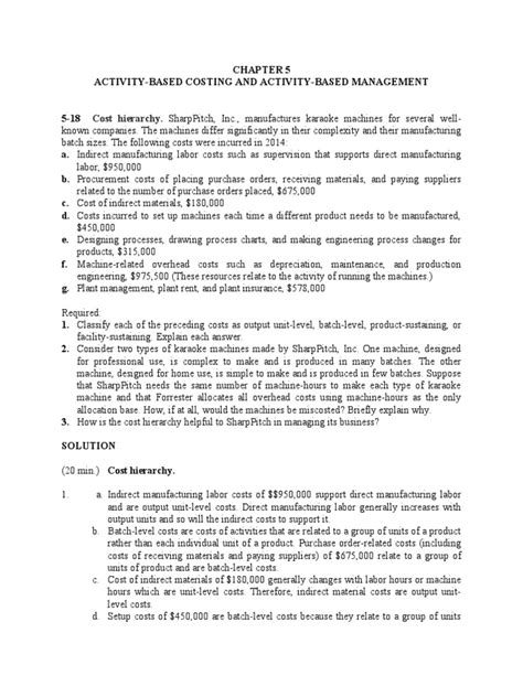 Chapter 5 Assignment Solution Pdf Retail Cost