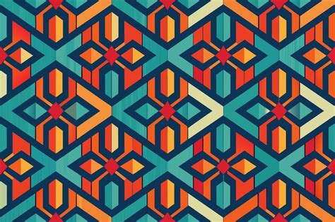 Premium Vector A Colorful Pattern With A Blue Background Error