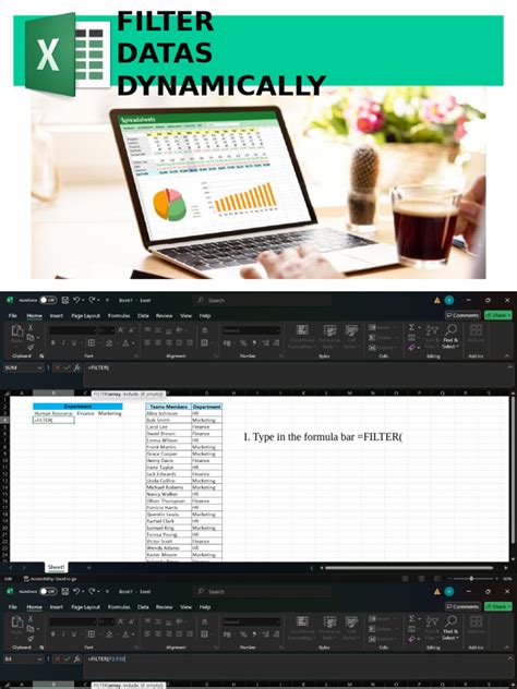 Filter Function Excel Presentation Pdf