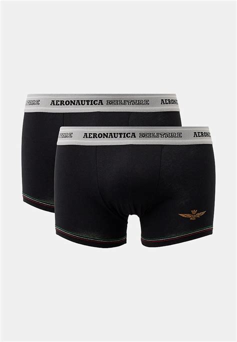 Трусы 2 шт. Aeronautica Militare, цвет: черный, RTLADN899701 — купить в ...