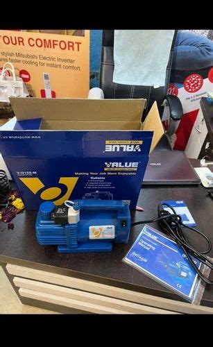 Vi 215sm Value Double Stage Vacuum Pump At ₹ 9500piece Double Stage Vacuum Pump In Mumbai
