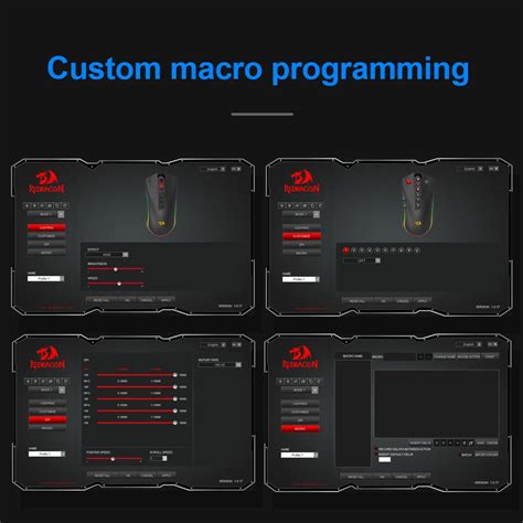 Redragon Cobra M711 Rgb Usb Wired Gaming Mouse 12400 Dpi 9 Buttons Mice Programmable Ergonomic