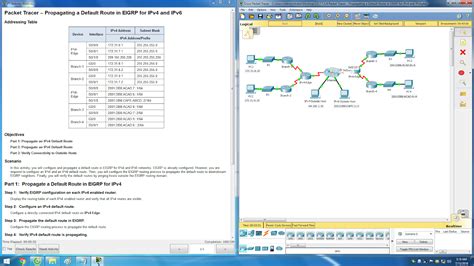 Ccnav S Packet Tracer Propagating A Default Route In