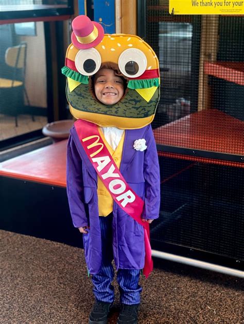 Mayor Mccheese Costume Mcdonalds Halloween Mcdonalds Halloween