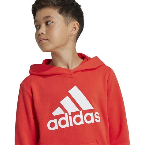 Adidas Big Logo Essentials Cotton Hoodie Orange Dressinn