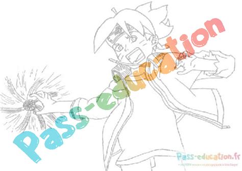 Coloriage Gratuit Boruto Pdf Imprimer