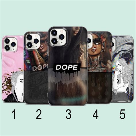 Bad Dope Girl Swag Phone Case Compatible Cases For Iphone Samsung Xiaomi And More L Etsy