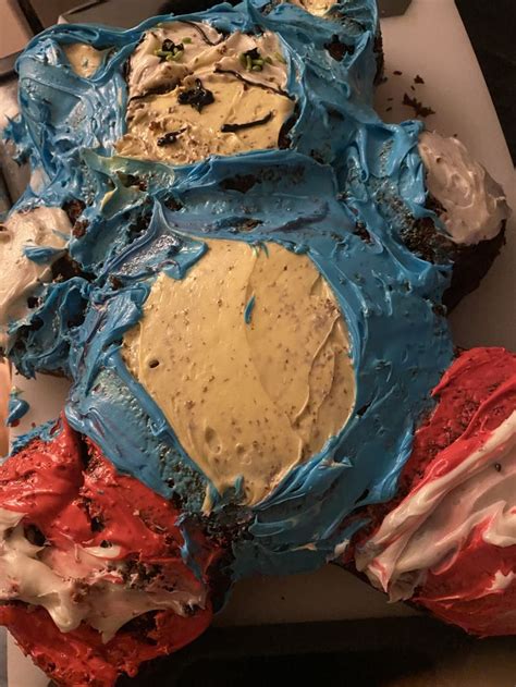 Cake Fail Sonic Cake Cake Fails Sonic Birthday Cake