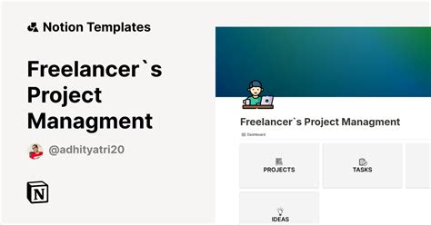 Freelancer`s Project Managment Template Notion Marketplace