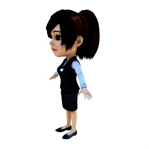 Cashier 3d Model