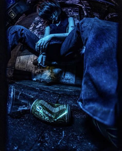 Lironeini Artsy Photography Cyberpunk Photoshoot Art Poses