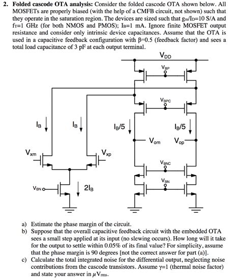 2 folded cascode ota analysis consider the folded