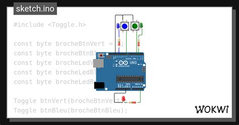 Boutons Wokwi Esp32 Stm32 Arduino Simulator