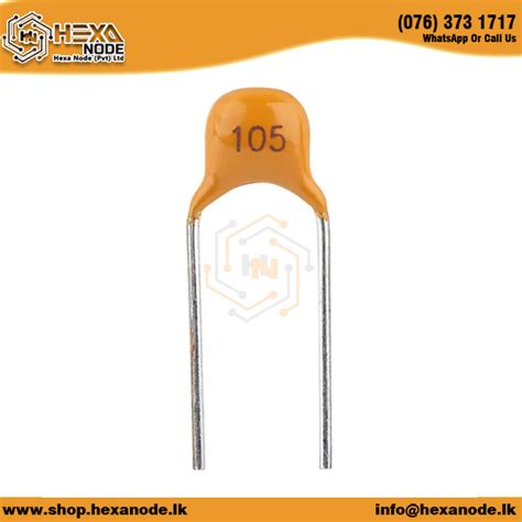 1uf Monolithic Ceramic Capacitor Marking Code 105 Hexa