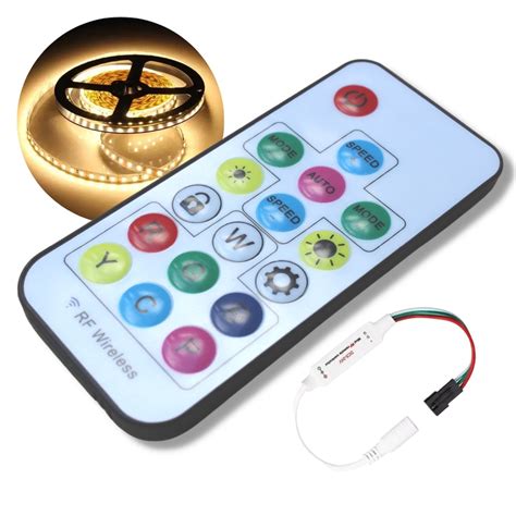 Controle Fita Led Rgb Digital Ws2811 2812b 6803 Pronta Entrega Shopee Brasil